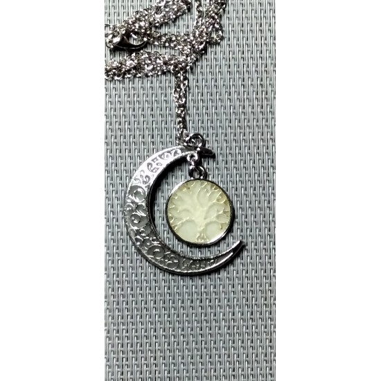 Pendant Moon and Lantern (Luminous)