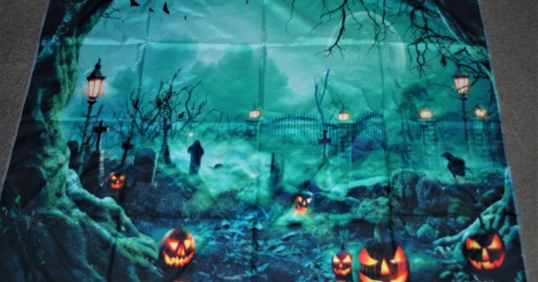 Wall Hanging featuring Halloween Graveyard