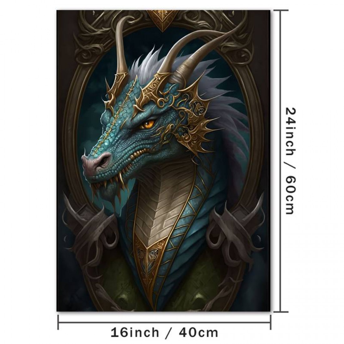 LE Regal Dragon Canvas Print 5 Available